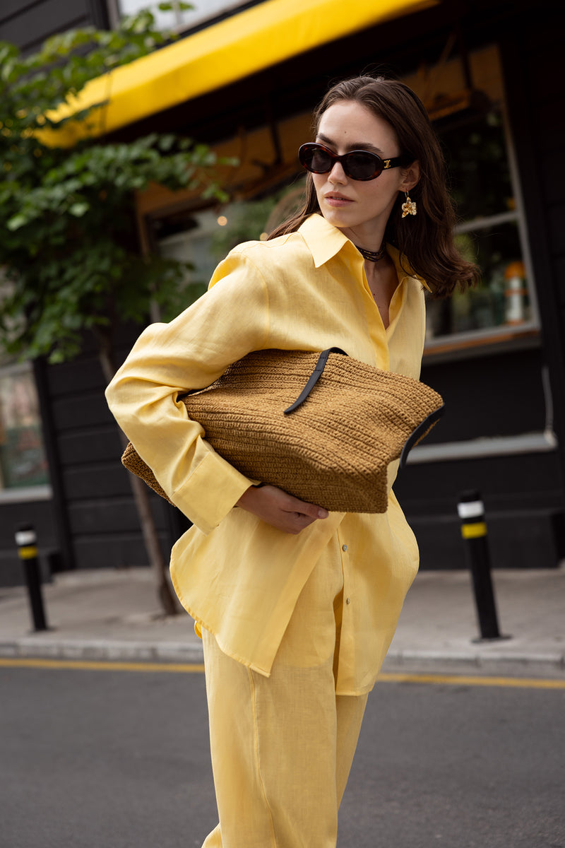 Sarı Summer Gömlek – Pandaros